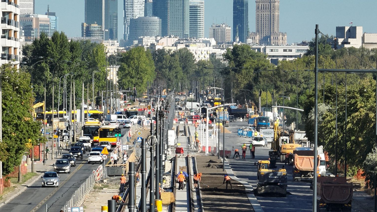Tramwaj do Wilanowa - kolejne zmiany. Otwierają kawałek Sobieskiego, zwężają Puławską
