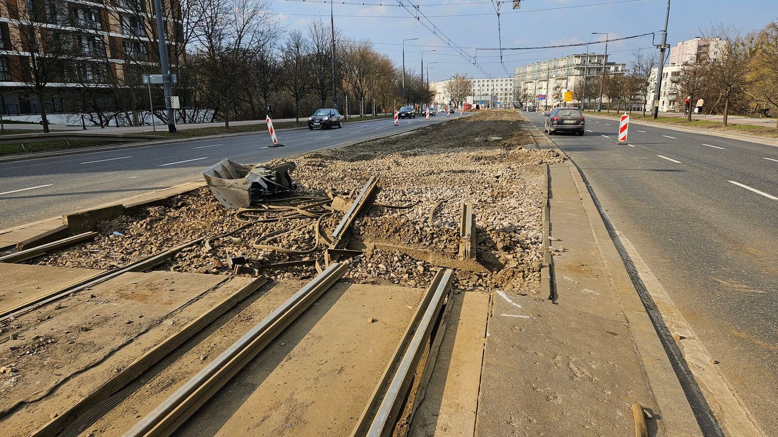 Remont torowiska przy Arkadii. Jak długo potrwają utrudnienia?