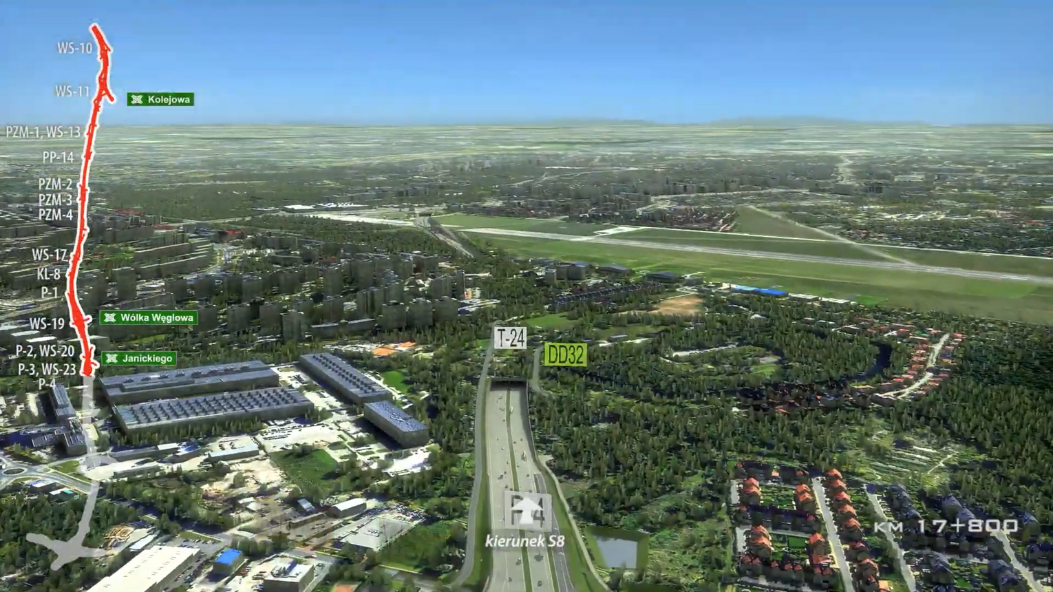 Trasa S7 z Warszawy na północ w 2032 roku. Dwa tunele, pięć węzłów i ...