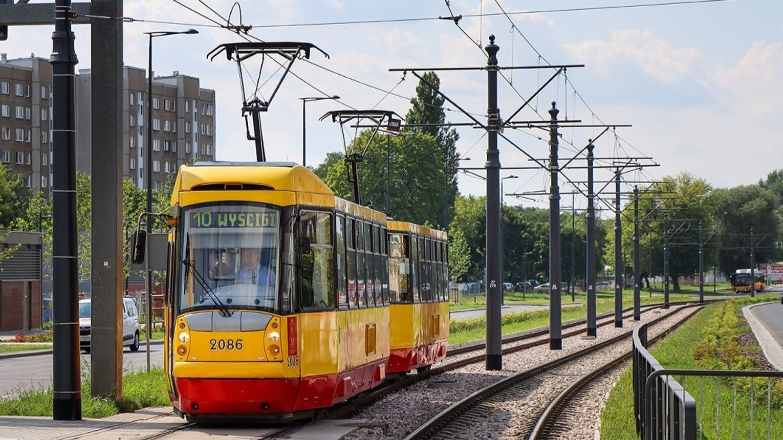 Utrudnienia w kursowaniu tramwajów. Zdarzenia na przystanku Metro Pole Mokotowskie