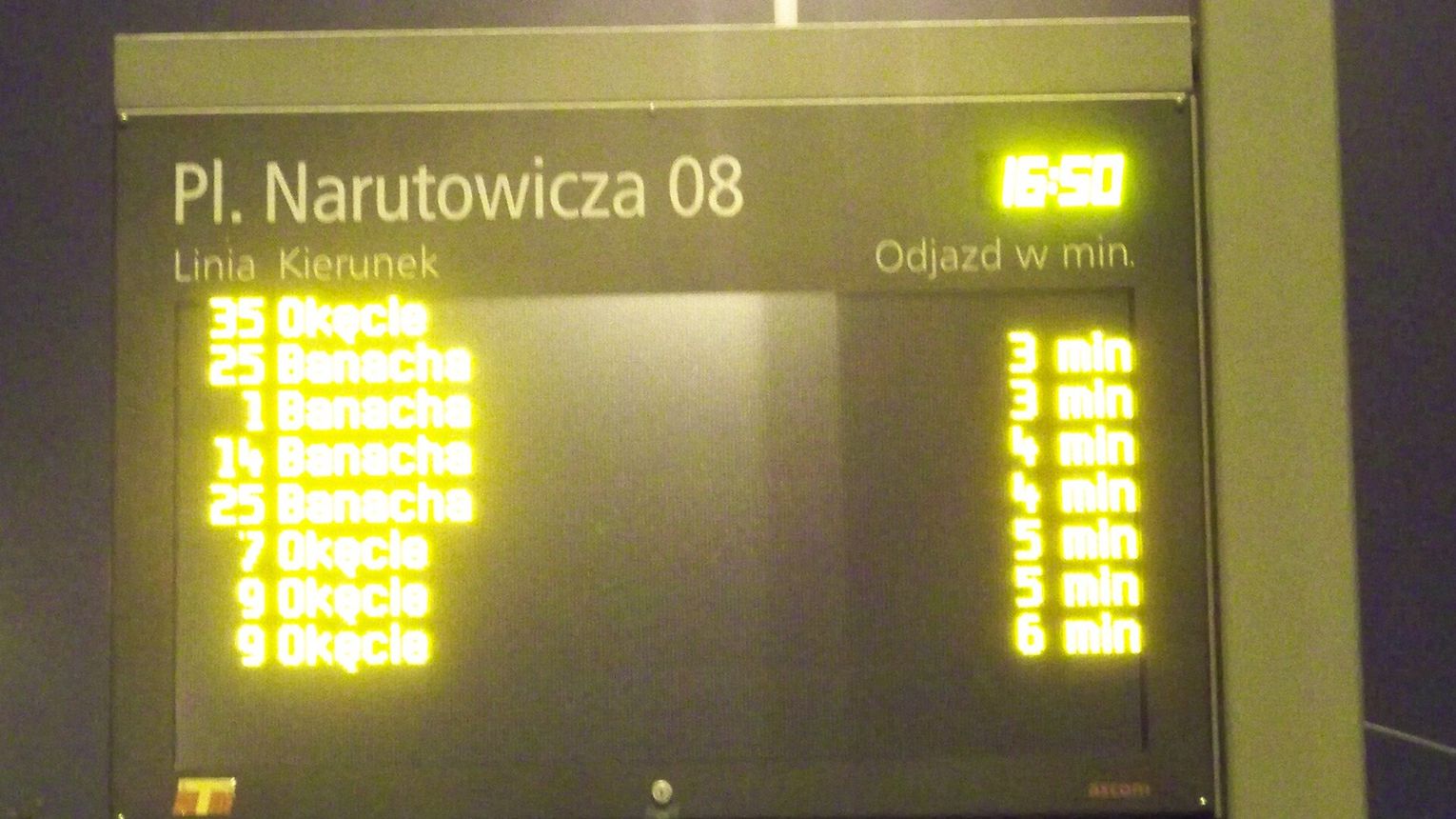 Warszawa szykuje nowy system informacji dla pasażerów. Odjazdy w czasie ...